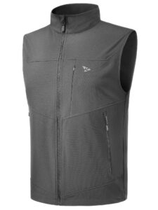 rodeel men's lightweight golf vest windproof sleeveless cycling jacket