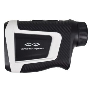 Snake Eyes L6 Slope Laser Golf Rangefinder, Lightweight, 700 Yard Range, Vibration Lock, Slope On/Off Switch, 6X Magnification, Flagpole Scanning