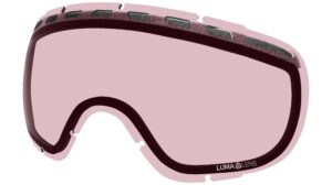 dragon unisex rogue snow goggle replacement lens - lumalens light rose