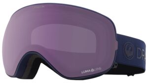 dragon unisex x2s smaller fit snow sport goggle - shadow frame | ll violet lens