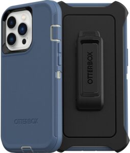 otterbox defender series case & holster for apple iphone 13 pro - fort blue