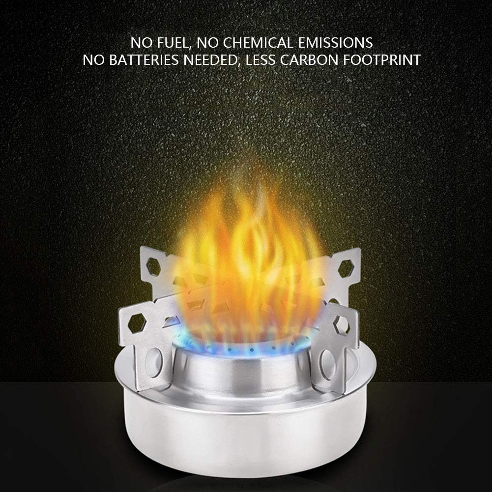 Mini Alcohol Stove,Ultralight Stainless Steel Mini Camping Stove Alcohol With Cross Stand For Camping Hiking Backpacking Picnic Bbq Outdoor Catering