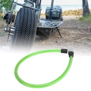 Cable Lock, Bike Cable Portable Size for Gate for Motorcycle for Bike(Green)