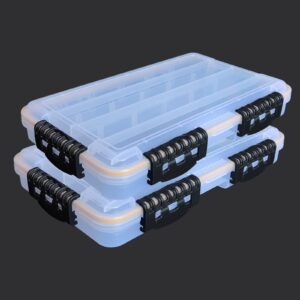 transparent airtight fishing tackle box 3600/3700 tackle box waterproof sunscreen fishing tackle storage tackle box organizer ruisheng at (3700×2)