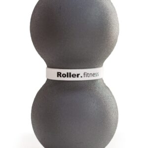 Roller Fitness Infinity Roller, Peanut Foam Roller, Large 8-Inch Double Massage Ball Exercise Roller (Gray - Soft)