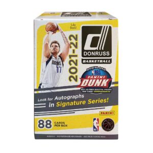 2021-22 panini donruss basketball trading cards blaster box