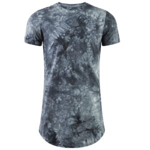 letaotao mens tall t shirts tie dye shirts for men extra long tshirts longline hipster print tee for tall men