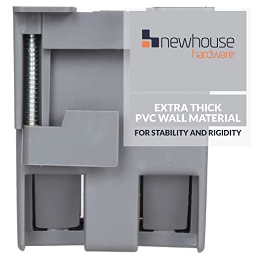 Newhouse Hardware 1-Gang PVC Old Work Electrical Outlet Box (3-Pack) | 14 cu. in. Plastic Junction Box for Switches, GFCI, or Duplex Receptacle Outlet | Old Work Electrical Box for Home Improvement