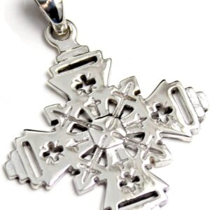 COSUMOSU Ethiopian Cross 925 sterling silver Pendant African wedding jewelry (Cross)