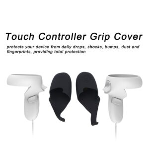 VR Controller Cover, Controller Grip Cover Prevent Collision Easy to Install Silicone for Quest 2 VR Controller