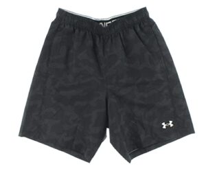 under armour woven camo print training mens active shorts size m, color: black