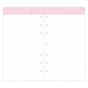 Filofax Personal Confetti Week to View Diary - 2023, White (23-68491)