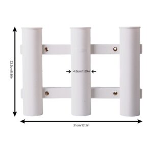 Goture Fishing Rod Holder Bracket 3 Rods Tube Plastic Fishing Rod Racks Holder Fishing Tackle Tool