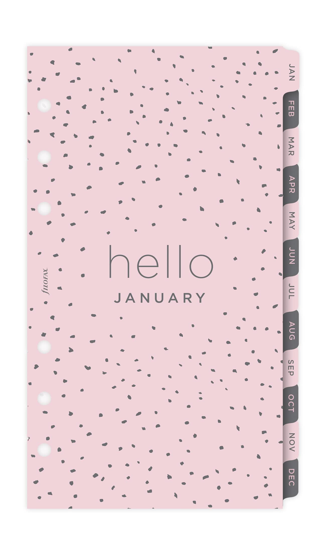 Filofax Personal Confetti Week to View Diary - 2023, White (23-68491)