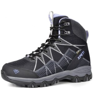 xpeti women’s infinity mid light hiking boot (black)