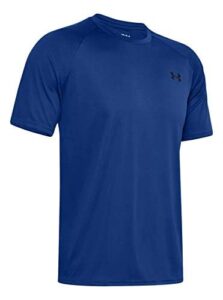 under armour men's ua tech 2.0 short sleeve shirt (small, royal blue)