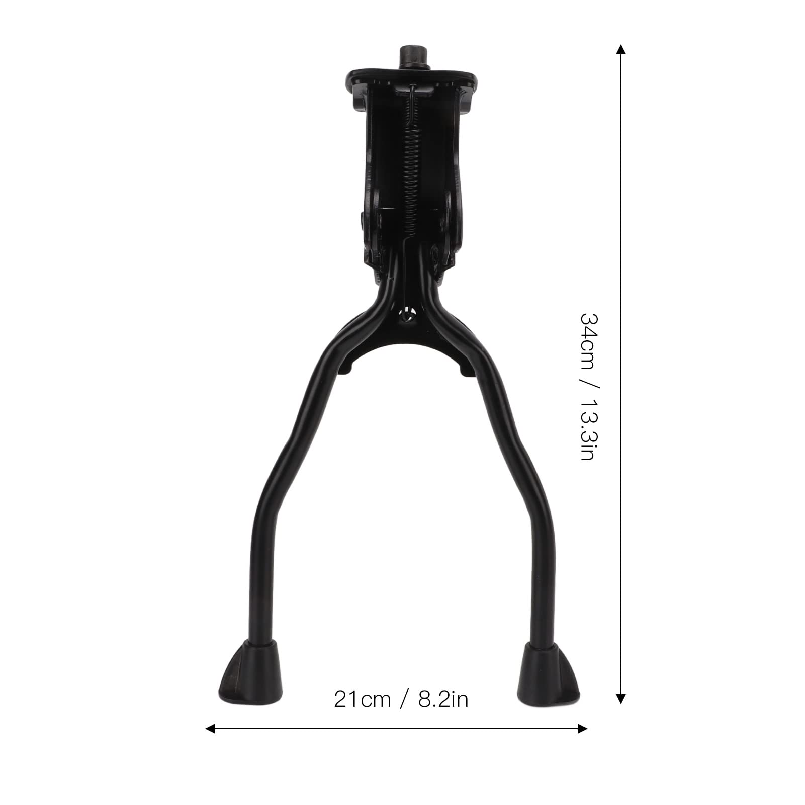 LAJS Bike Kickstand, Center Mount Bike Kickstand Double Leg Bicycle Stand Adjustable Foldable Anti Slip, Bicycle Kickstand Bike Stand for Most 26" and Above Bicycle, Double Leg Bike Kickstand