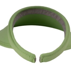 TopHeadwear Sports Cotton Twill Clip-On Visor 3.5 Inch Wide Brim, Jade Lime