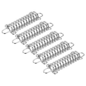 meccanixity tent spring buckle, 120x37mm heavy type stainless steel rope tensioner accessories for awning tarps wire racks, pack of 5