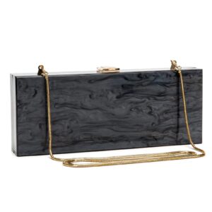 acrylic clutch evening bag long pearl acrylic clutch purse handbag for dinner party wedding iphone black