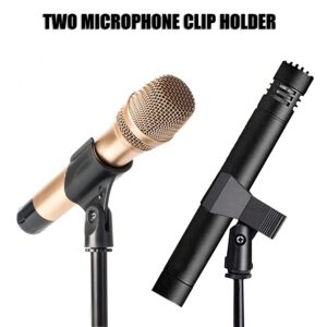 GLEAM Microphone Stand - Universal Mic Mount with Heavy Compact Base