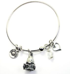 chubby chico charms book lover 3d gnome charm bangle bracelet book lover gifts book lover jewelry