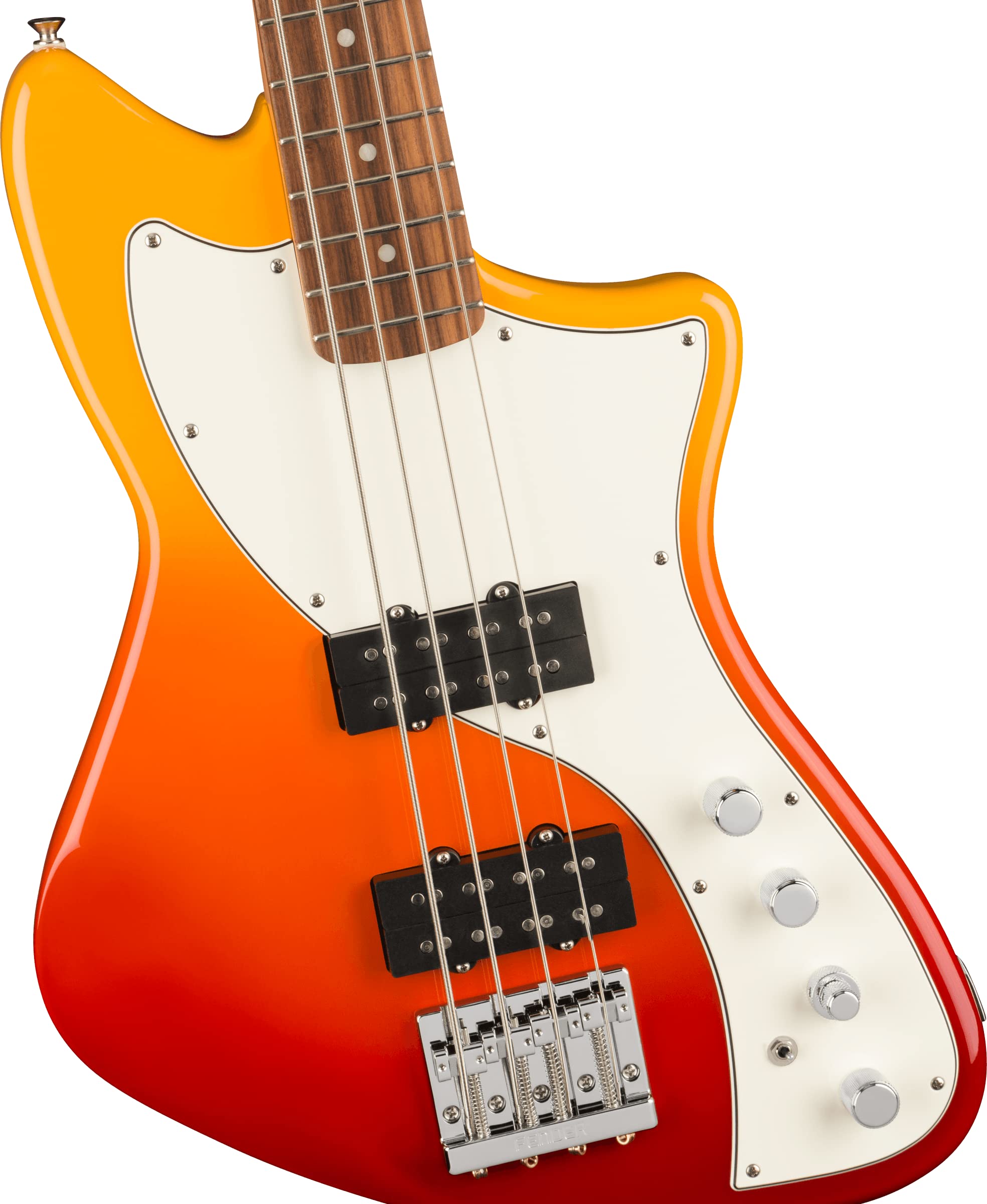 Fender Player Plus Meteora, with 2-Year Warranty Tequila Sunrise, Pau Ferro Fingerboard