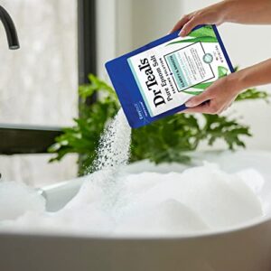 Dr Teal's Pure Epsom Salt Soak, Clarify & Smooth with Witch Hazel & Aloe Vera, 3 lbs (Pack of 4)