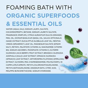 Dr Teal's Foaming Bath with Pure Epsom Salt, Refresh & Revitalize with Vitamins A, B & C, 34 fl oz (Pack of 4) (Packaging May Vary)