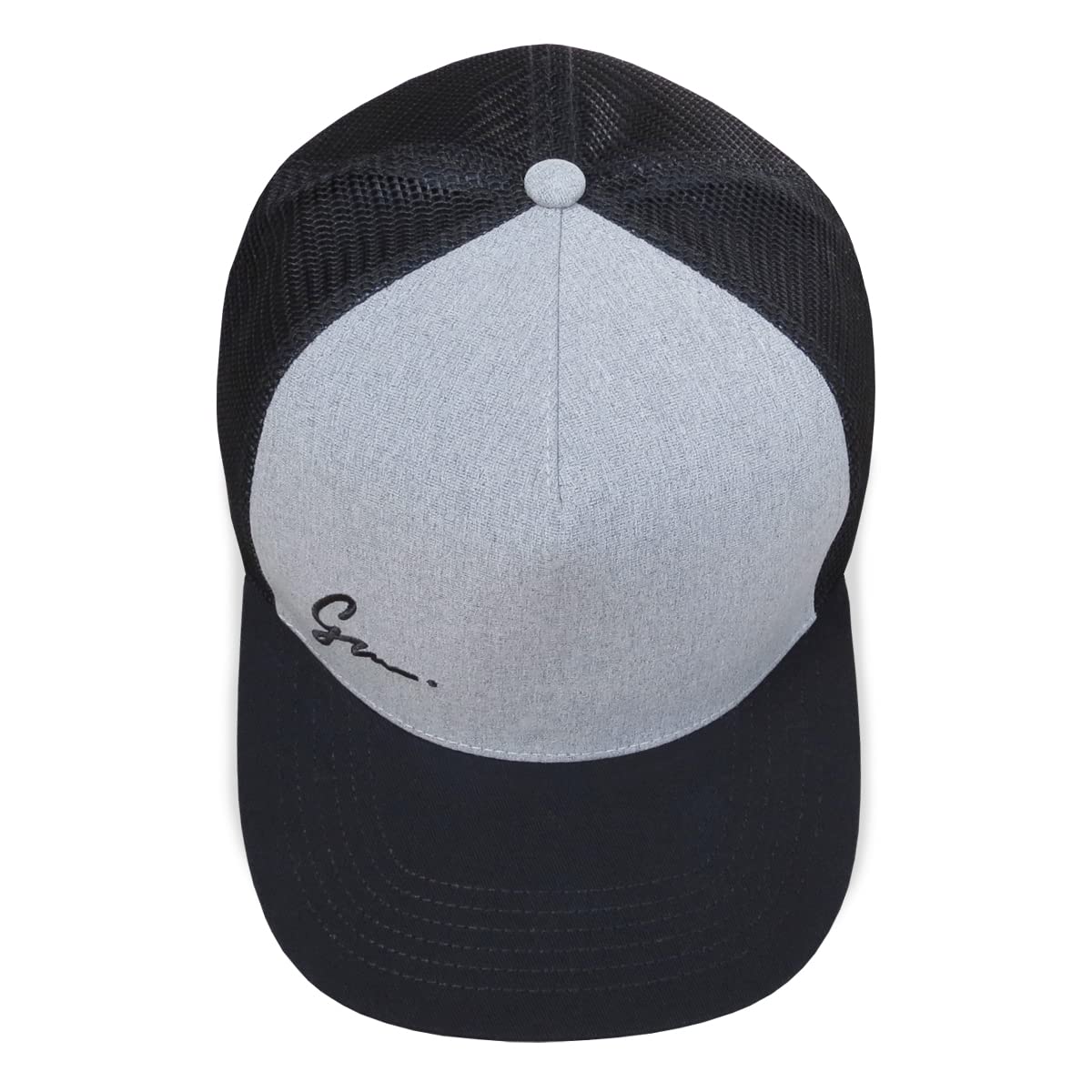 Grace Folly Trucker Hat for Men & Women. Snapback Mesh Caps (One Size, Black & Gray)