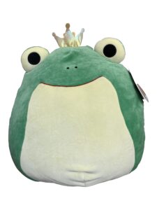 squishmallows official kellytoy soft plush (16 inch, baratelli the prince frog, 2021 edition)