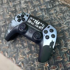 MODDEDZONE Smart Extreme Modded Controller + Anti Recoil 2 Remap Buttons & Interchangeable Thumbsticks & Hair Triggers, Tactical Buttons Compatible with PS5 Custom Controller PC (Bat)