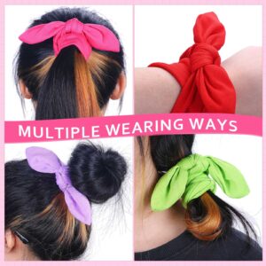 32 Pcs Women's Headbands & Hair Accessories - Bow Headwraps, Turban Headbands, Rabbit Ear Headbands, Non-Slip Elastic Hair Wraps for Workout, Running, Sports, with Sweat-Absorbing Fabric