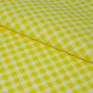 Singer Fabrics, 100% Cotton, Yellow Plaid, Cut by The Yard