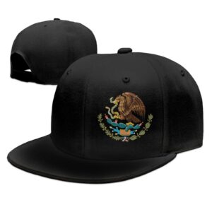 eagle michoacan mexico méxico emblem flat bill hip hop hats for men women baseball cap trucker hat unisex adjustable sun hat snapback hats