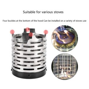 Mini Camping Heater, Outdoor Stainless Steel Tent Heater, Heating Cover with Handle, Suitable for Home and Outdoor Heating, etc(Heating hood)