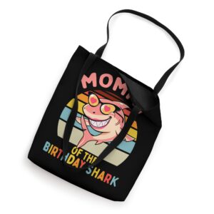 Mommy of the Shark Birthday Mom Matching Family Tote Bag