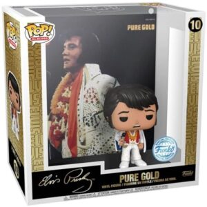 funko pop! elvis - pure gold - vinyl figurine - hard protector case