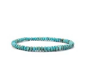 Natural Turquoise Stretchable Beads Bracelet 7 inch Endless, Natural Turquoise Beads, Healing Bracelet, Adjustable