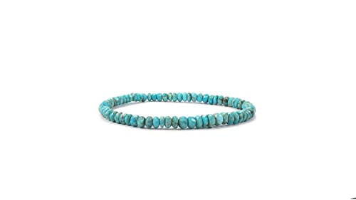 Natural Turquoise Stretchable Beads Bracelet 7 inch Endless, Natural Turquoise Beads, Healing Bracelet, Adjustable