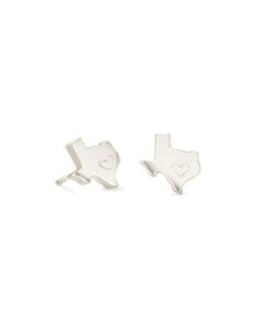 kendra scott texas stud earrings in sterling silver, fine jewelry for women