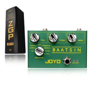 joyo r-11 baatsin pure analogue circuit overdrive bundle with jp-06 noise blocker pedal power supply