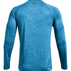 Under Armour Men's Tech 2.0 1/2 Zip-up T-Shirt (XX-Large Tall, Radar Blue/Black - 422)