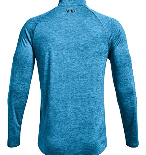 Under Armour Men's Tech 2.0 1/2 Zip-up T-Shirt (XX-Large Tall, Radar Blue/Black - 422)