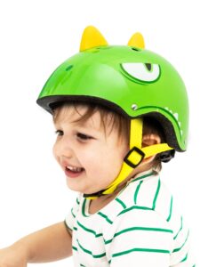 royalbaby kids bike helmet toddler to youth sizes for boys girls dinosaur helmet green dino helmets for multi-sport