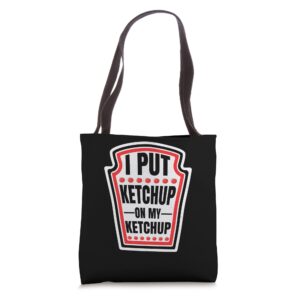 costume - ketchup halloween tote bag