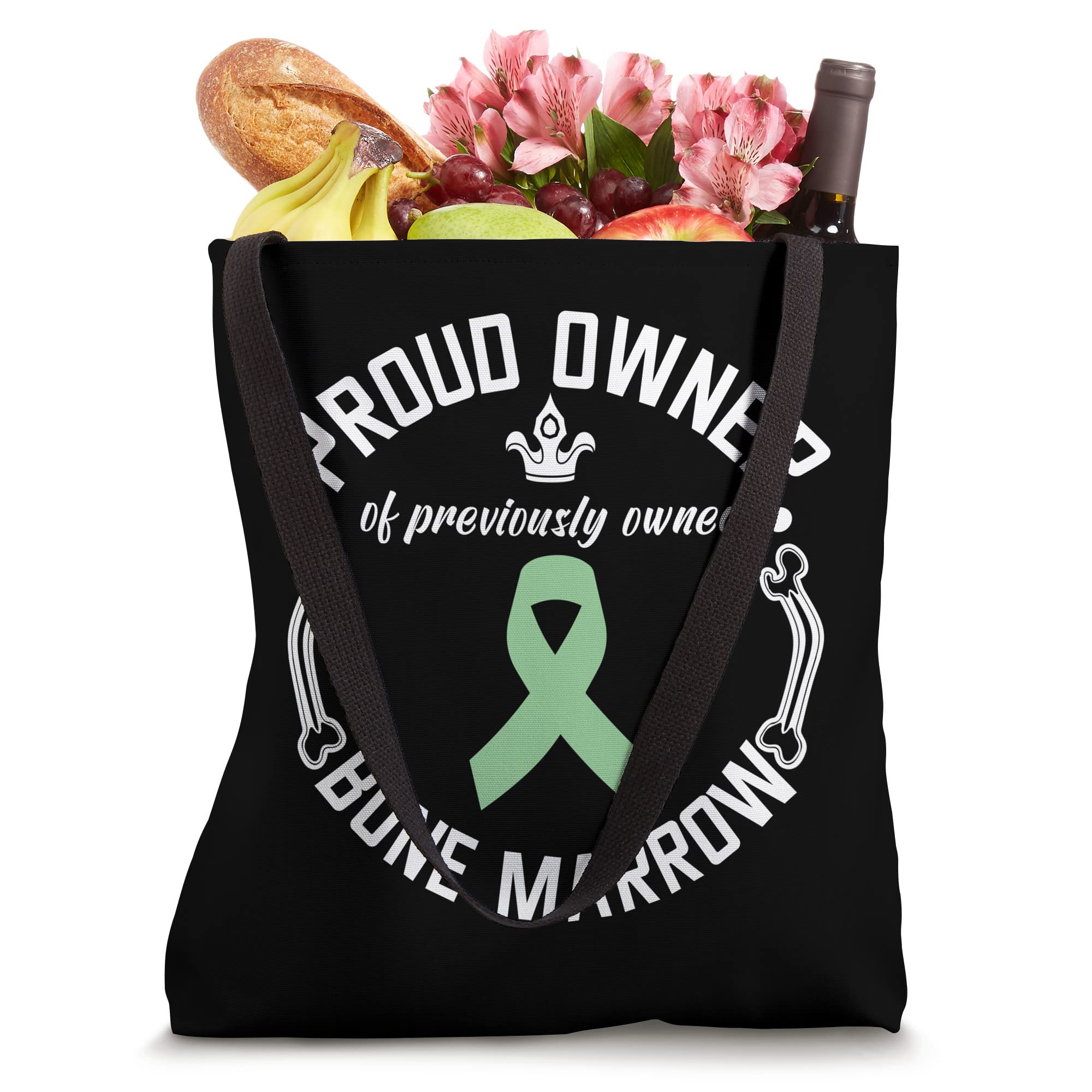 Funny Previously Owned Bone Marrow Transplant Awareness Tote Bag