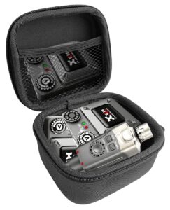 fitsand hard case compatible for xvive u4 u4r u4r2 u4r4 in-ear monitoring system iem system transmitter beltpack receiver