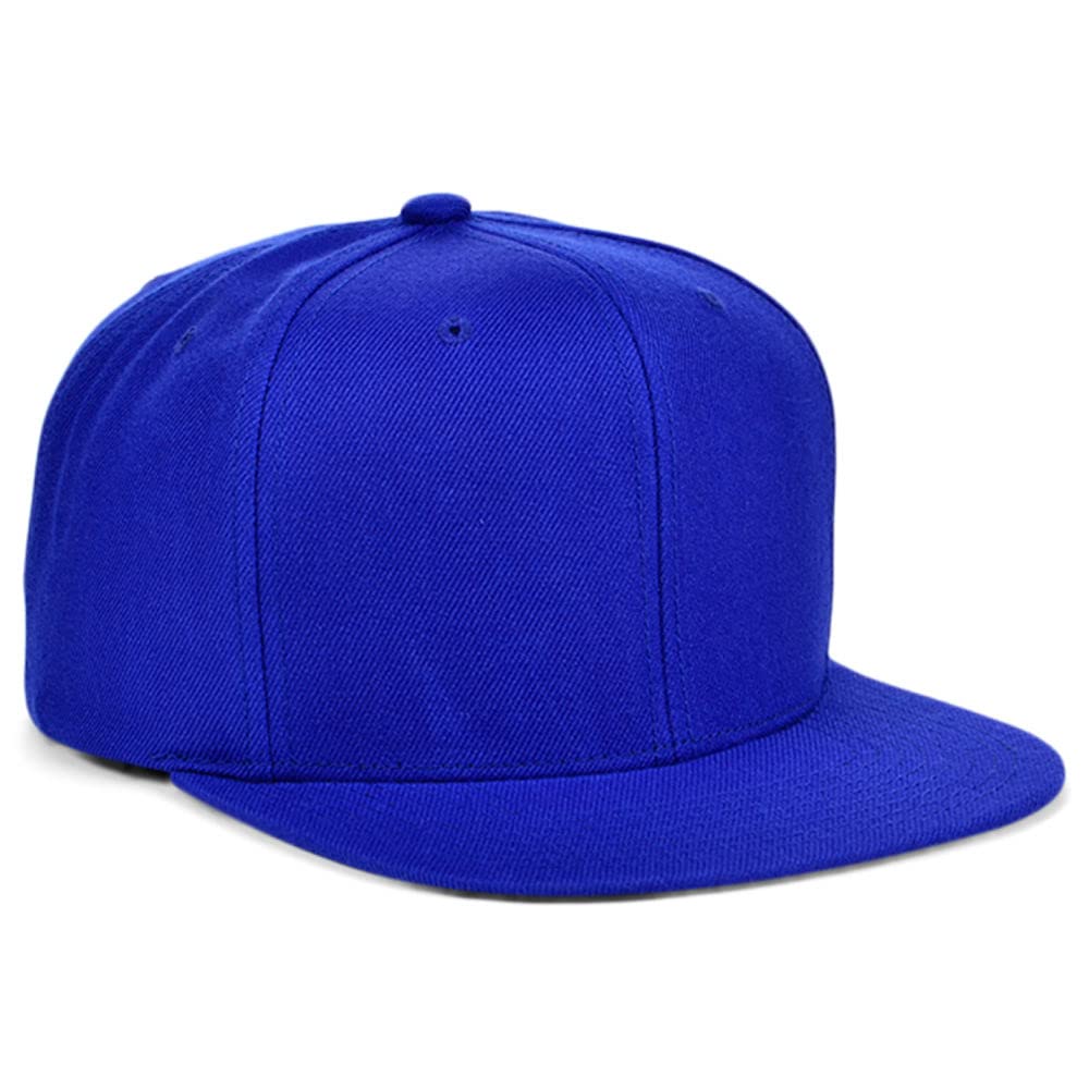 Mitchell & Ness Blank Basic Classic Adjustable Snapback Cap, Royal Blue