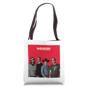 weezer - red album cover tote bag